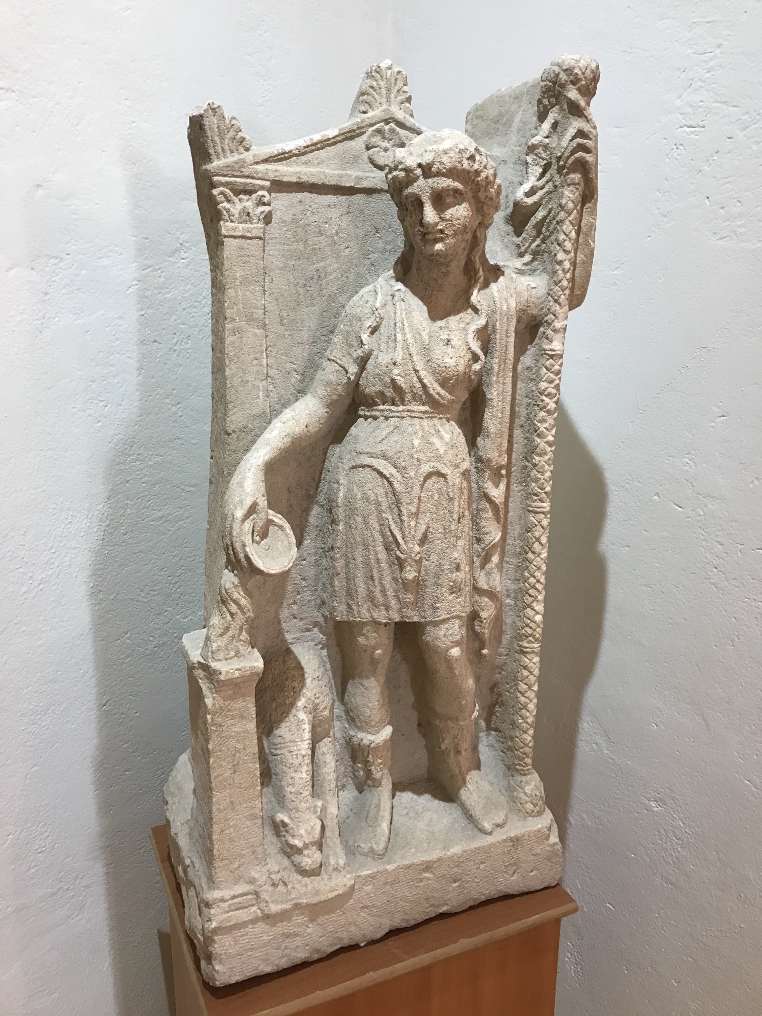Sculpture Of A Maenad In Offering | arya-akasha