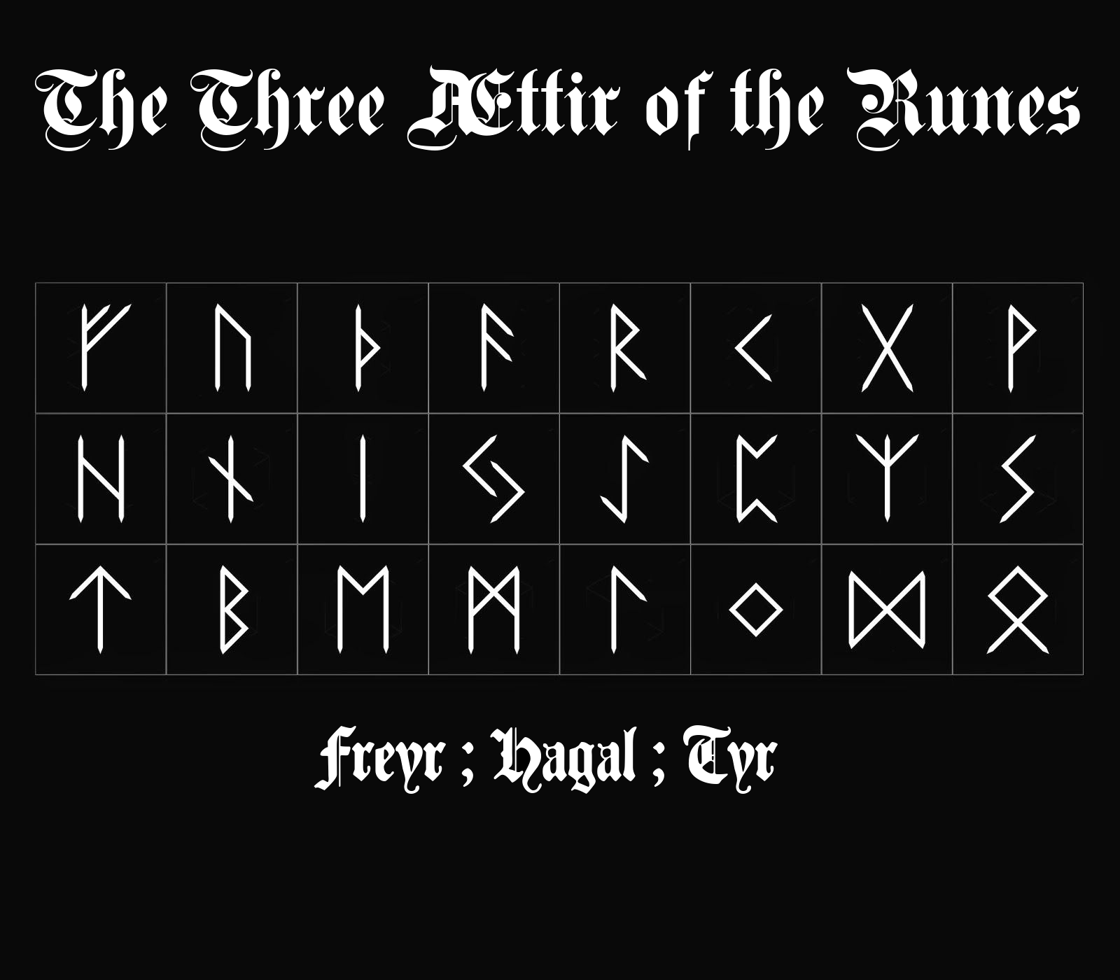 On The Three Rune Rows Of The Elder Futhark In Potential Vedic Light ...